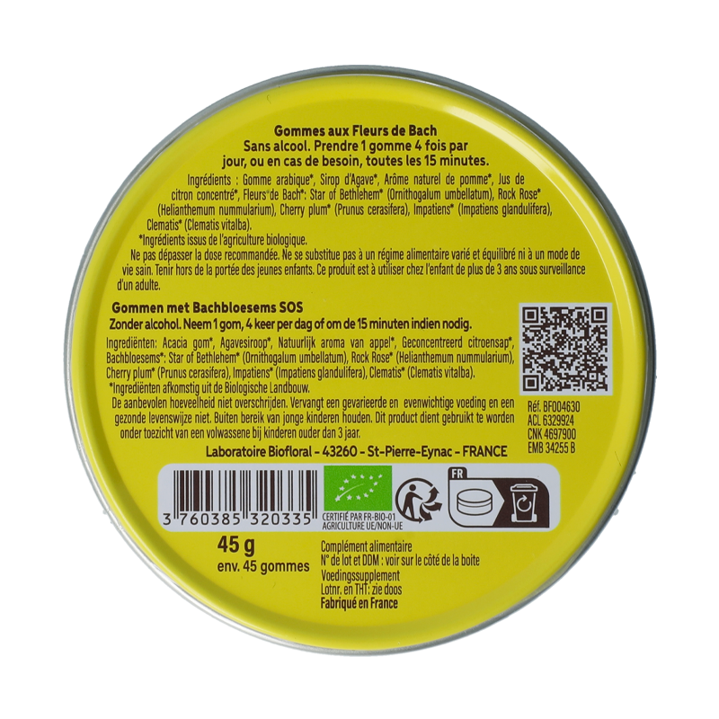 Découvrez les Fleurs de Bach Enfants SOS Secours Gommes
