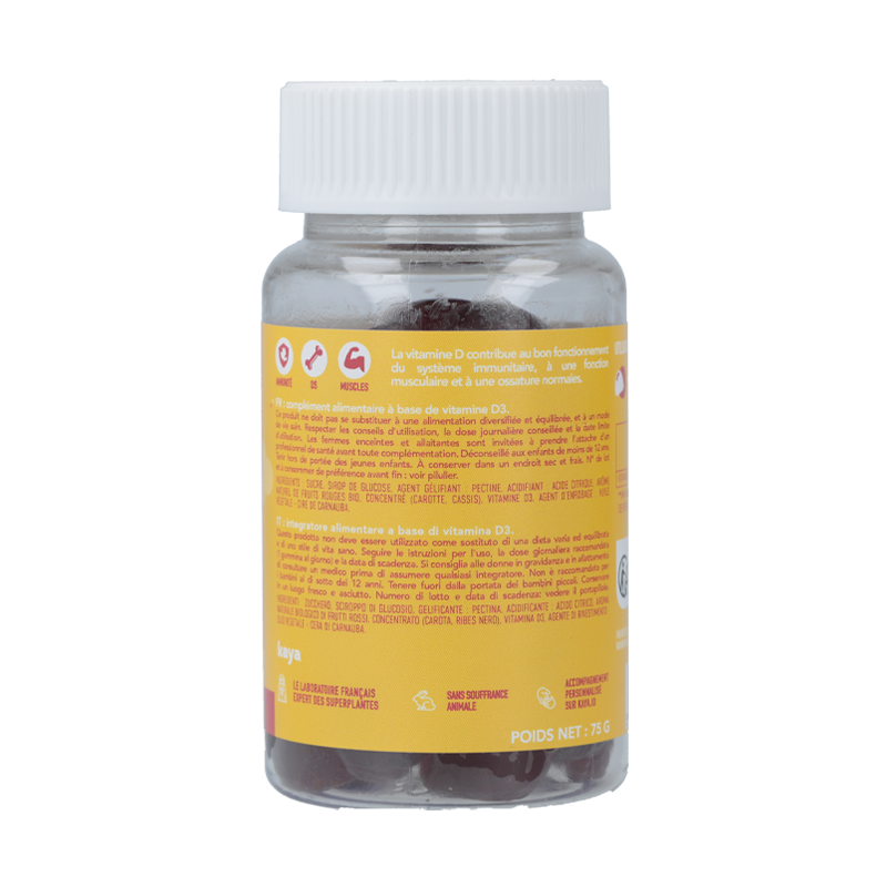 Complément alimentaire : Gummies Vitamine D3 - Kaya